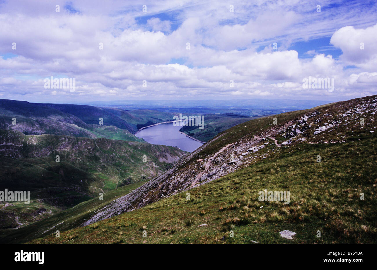 Haweswater Reservoir, from high on the fells. Wonderful scenery from up ...