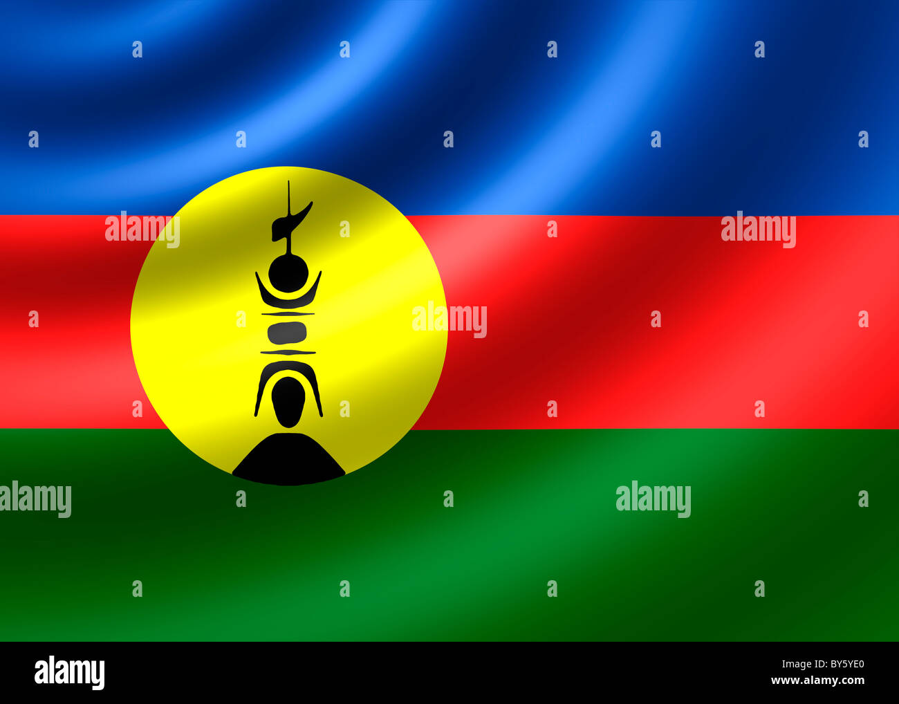 New Caledonia flag Stock Photo - Alamy
