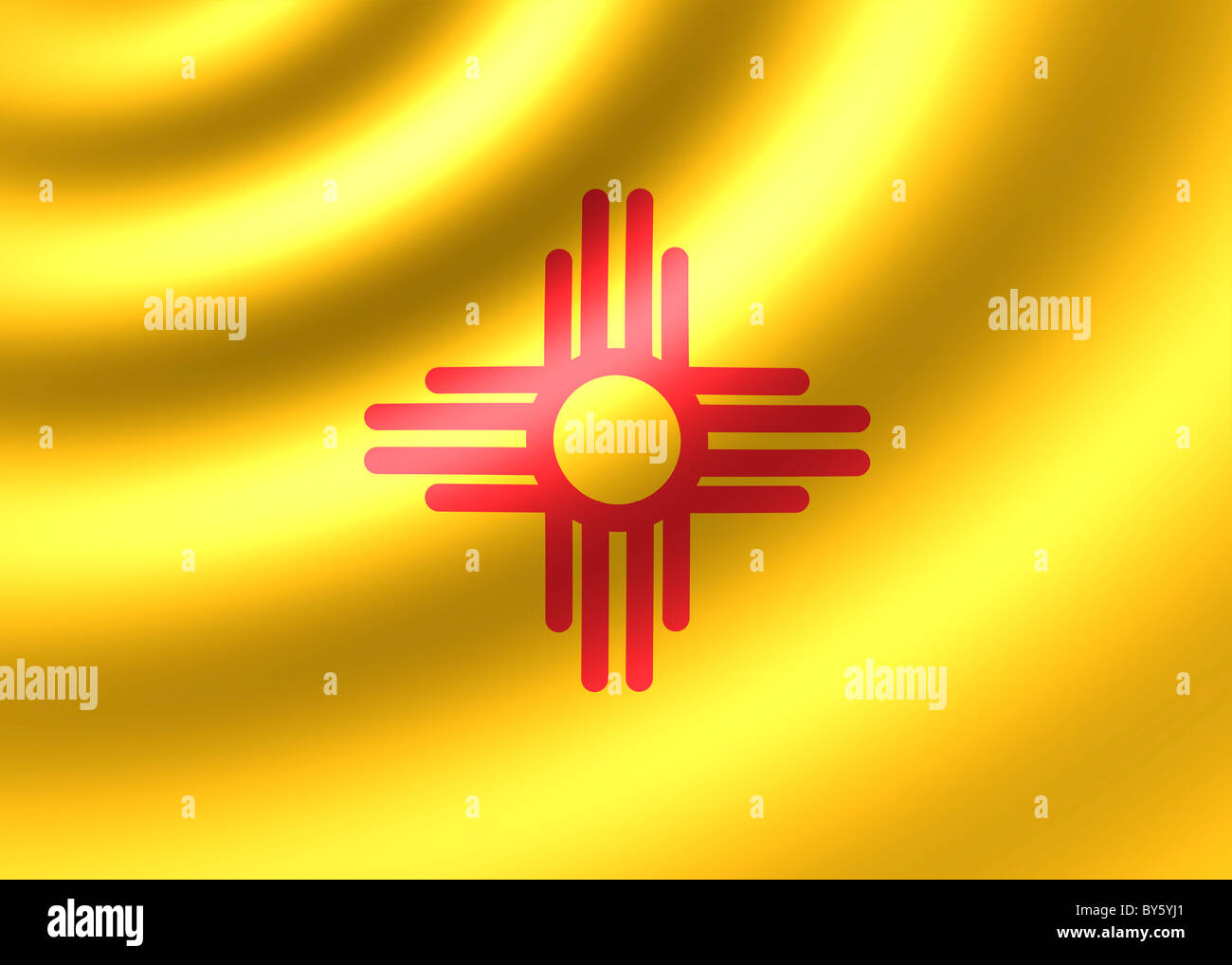 New Mexico flag Stock Photo - Alamy