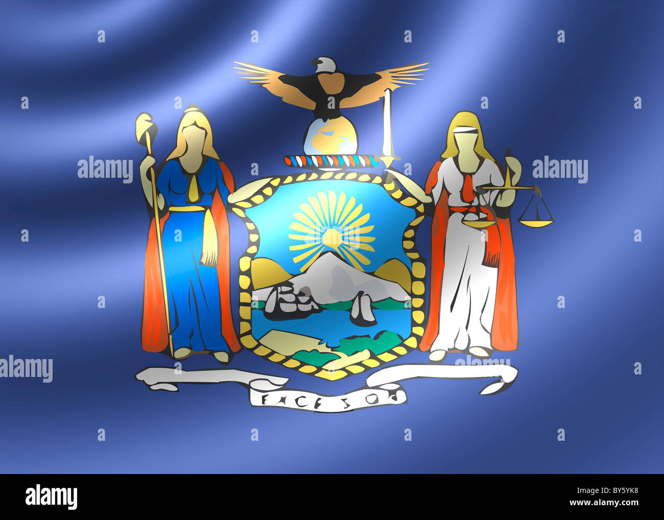 New York flag Stock Photo - Alamy