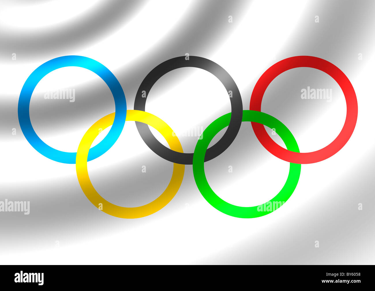 Olympic Movement Games flag Stock Photo - Alamy