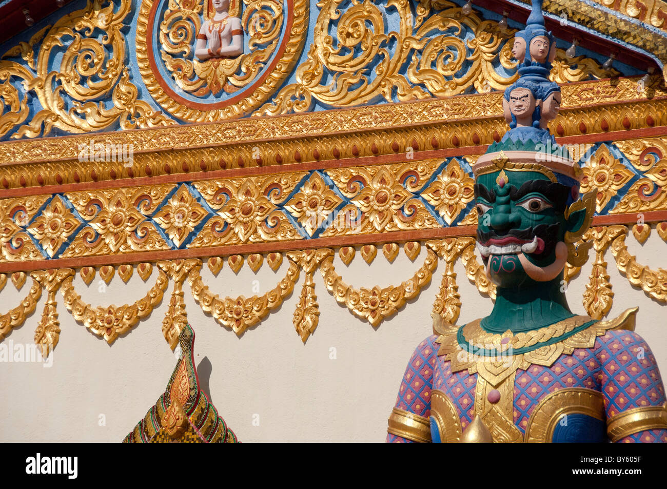 Malaysia, Island of Penang. Thai Buddhist Temple (aka Wat ...