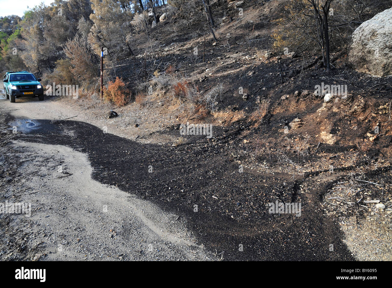 Fire soil erosion hi-res stock photography and images - Alamy