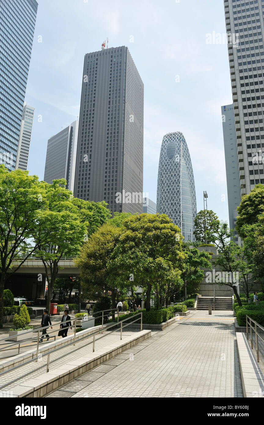 Shinjuku towers seen from the Tokyo Metropolitan Government Offices ...
