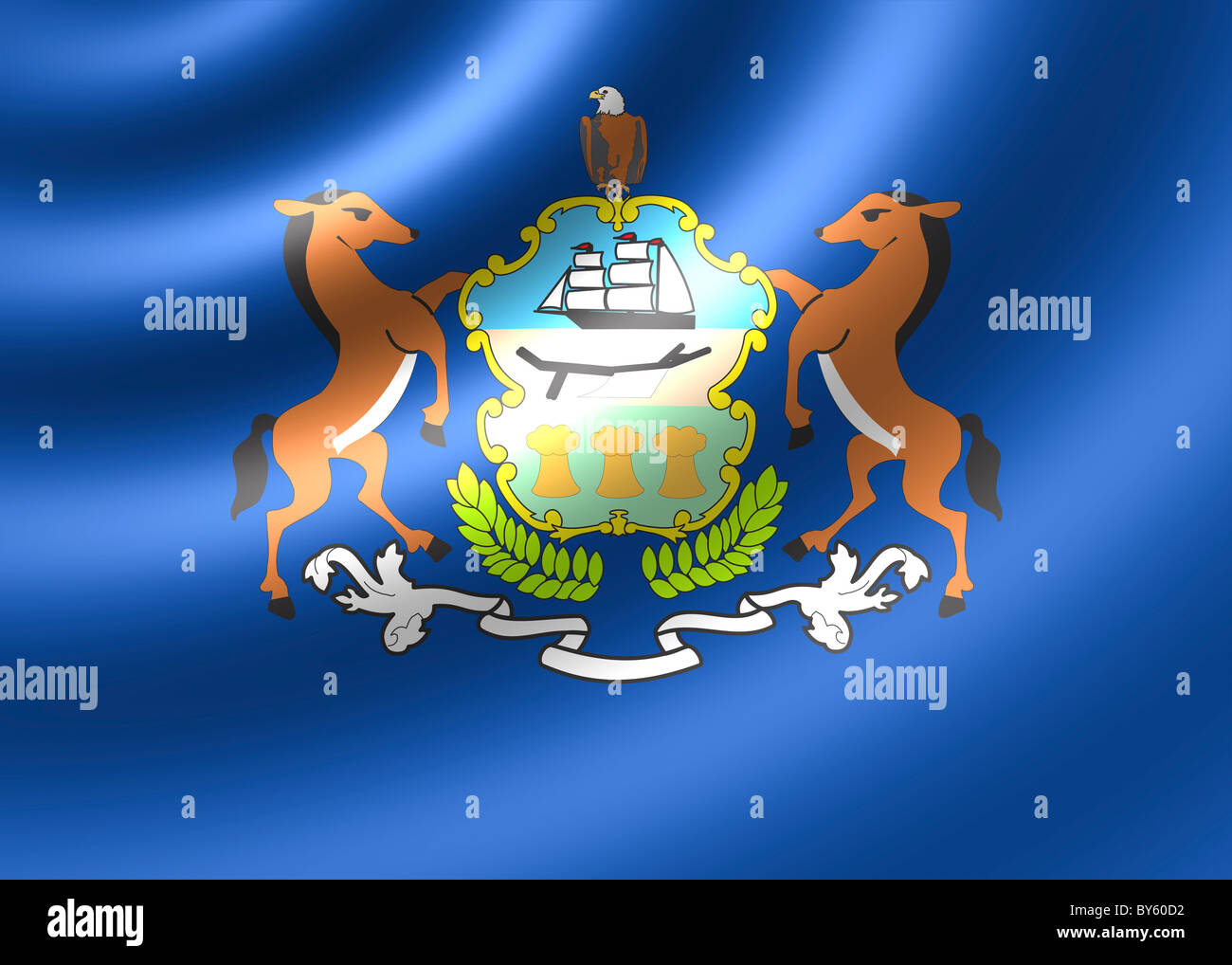 Pennsylvania flag hi-res stock photography and images - Alamy