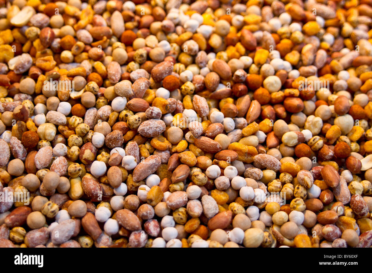 Mixed Nuts Background Stock Photo - Alamy