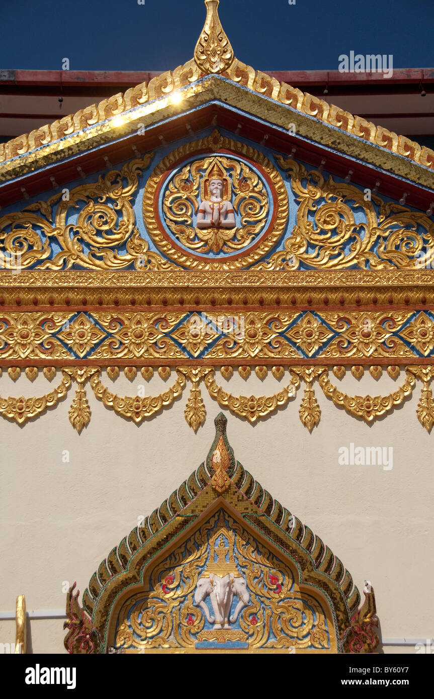 Malaysia, Island of Penang. Thai Buddhist Temple (aka Wat ...