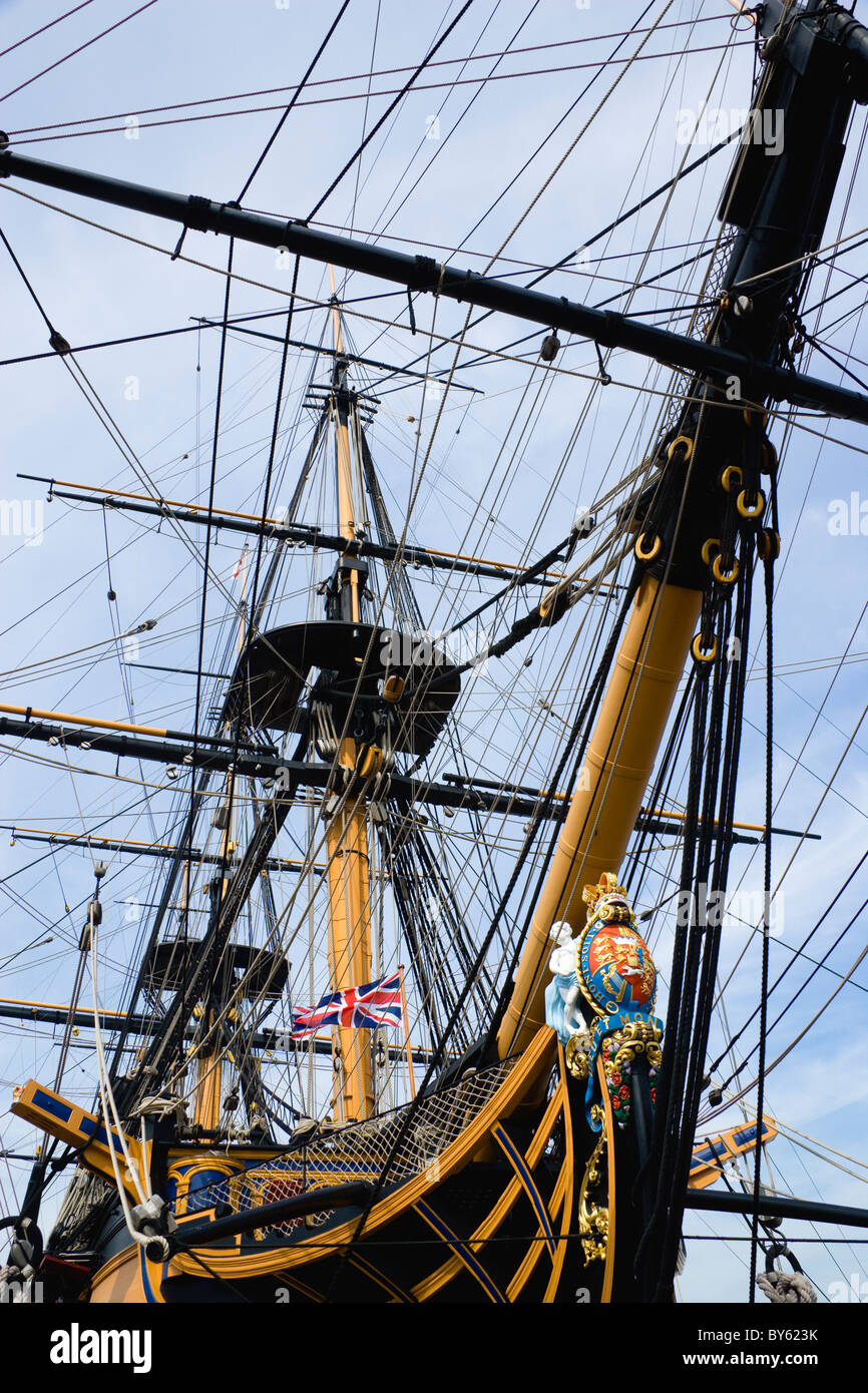 Nelsons flagship hms victory hi-res stock photography and images - Alamy