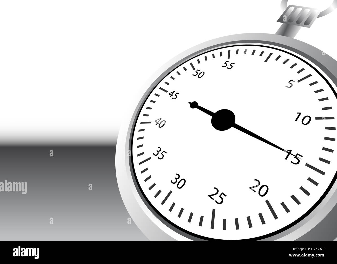 An image of a stopwatch - perspective style Stock Photo - Alamy