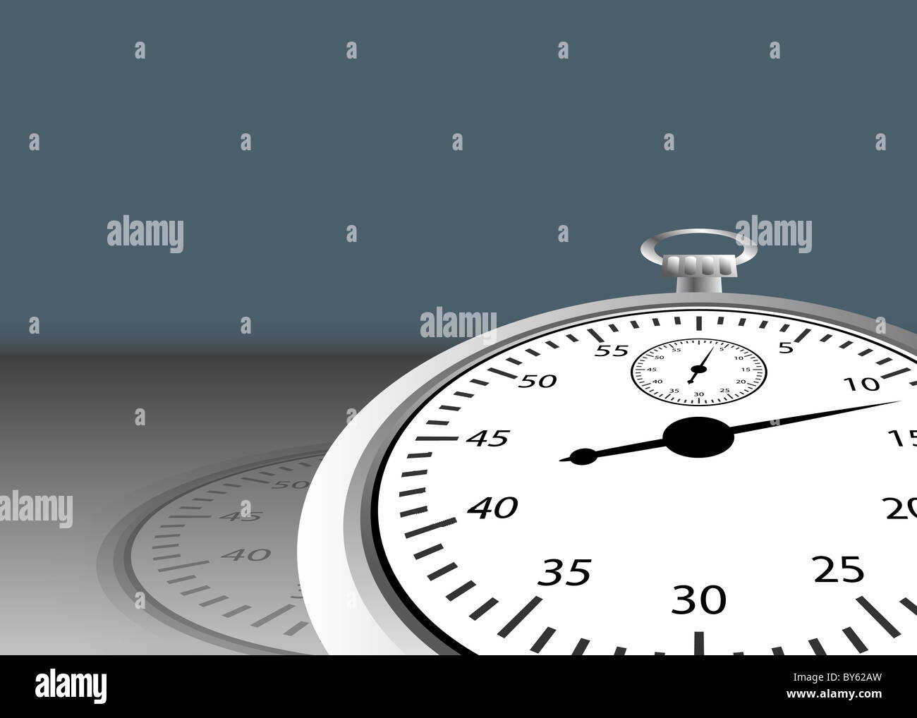 An image of a stopwatch - angled style Stock Photo - Alamy