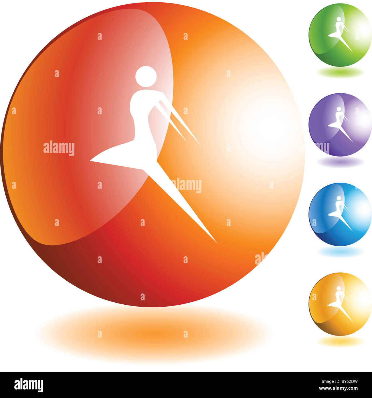 Action posing stick figure isolated web icon on a background Stock ...