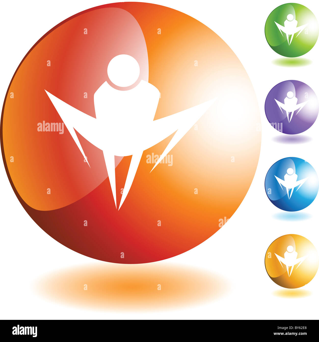 Vector stick figure jumping on hi-res stock photography and images - Alamy
