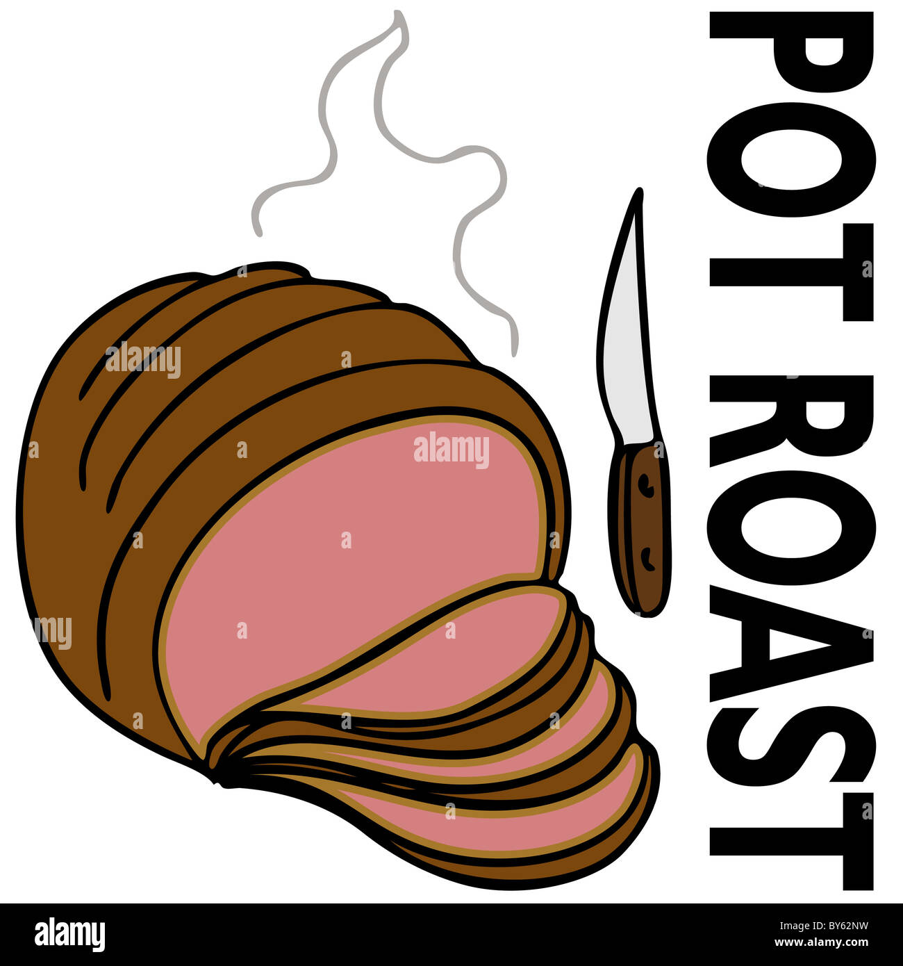 How To Decorate Roast Beef Roast Beef Illustration High Resolution ...