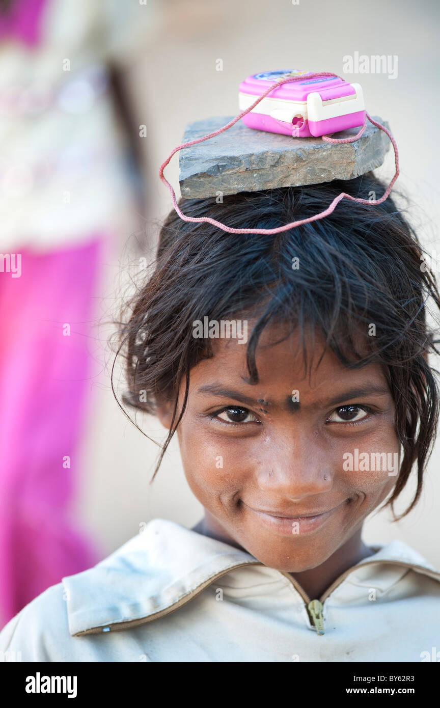 Happy poor lower caste indian hi-res stock photography and images - Alamy
