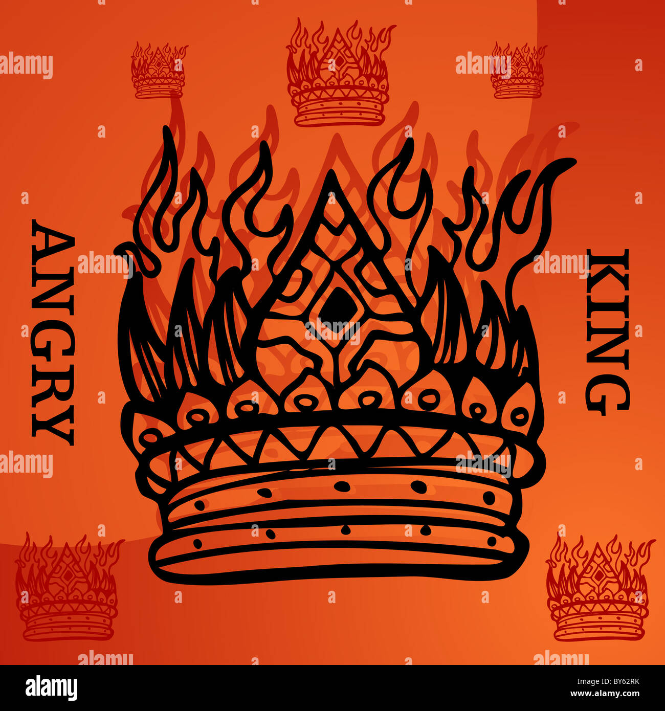 An image representing an angry king Stock Photo - Alamy