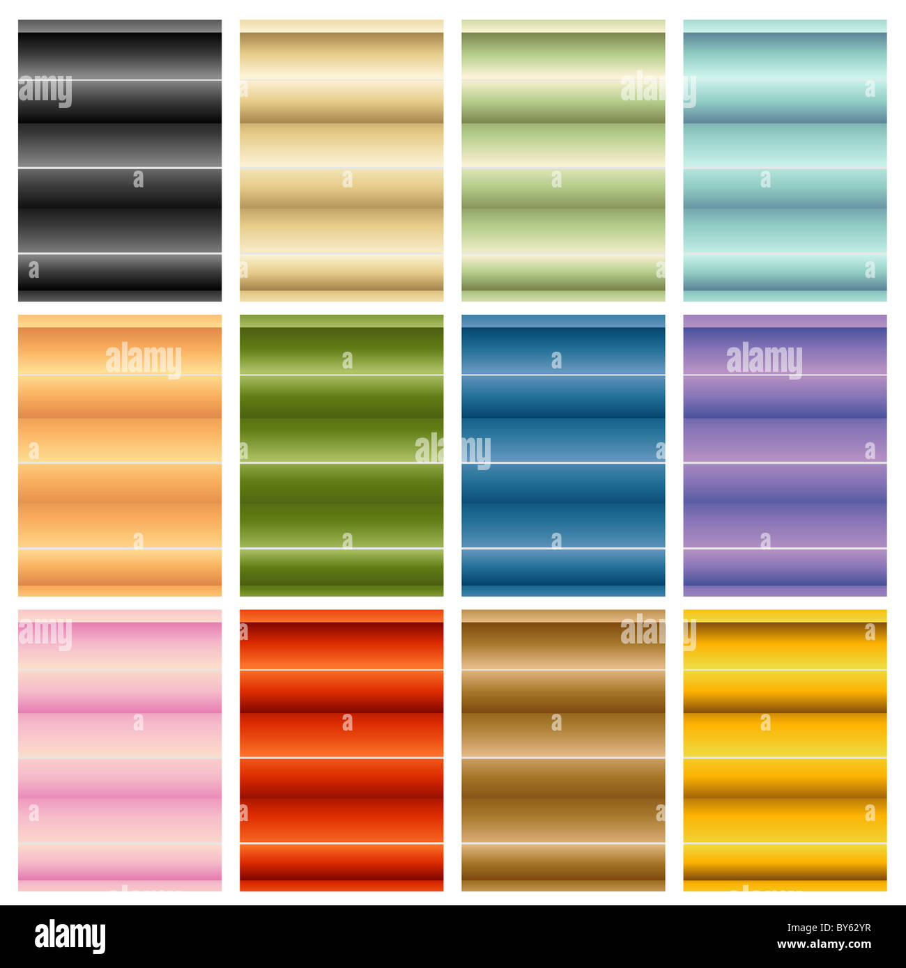 An image of window blinds shades set Stock Photo - Alamy