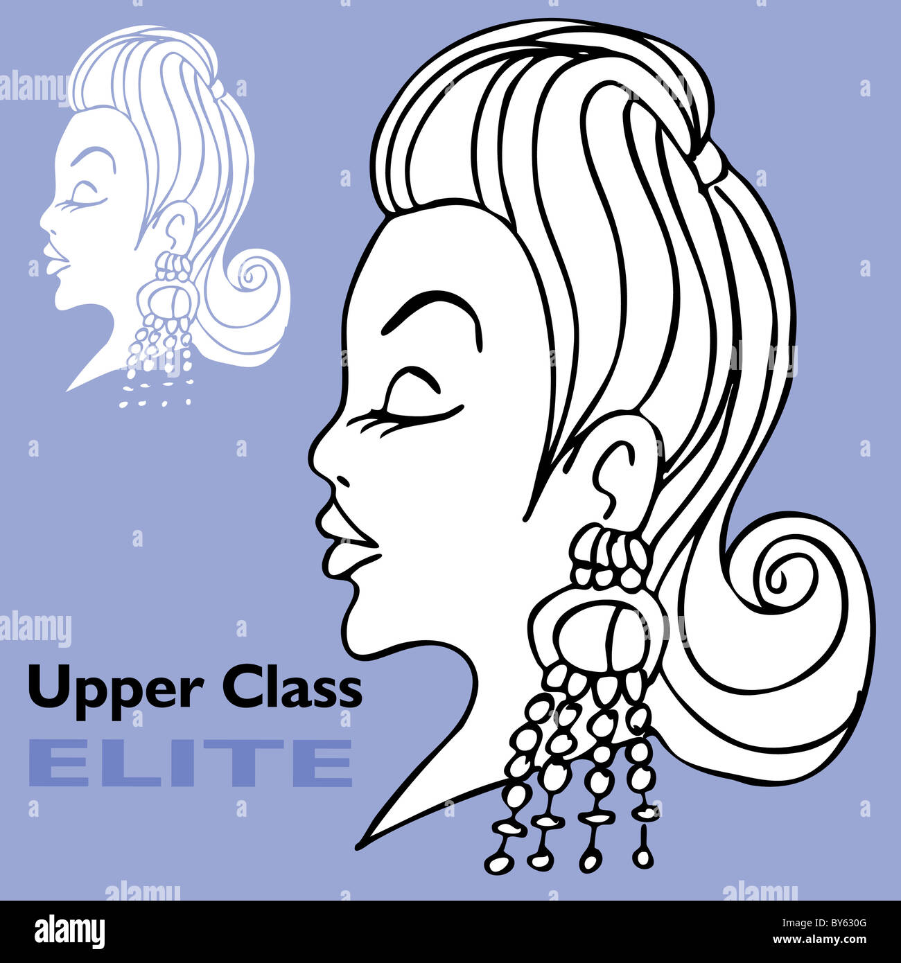 Snooty cartoon face hi-res stock photography and images - Alamy