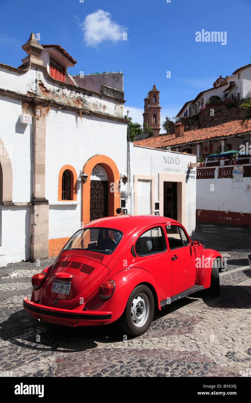 Taxco, colonial town well known for its silver markets, Guerrero State ...