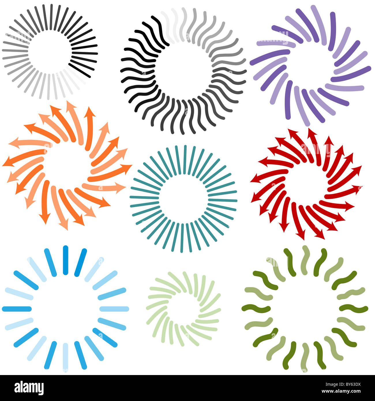 An image of a connecting process icon collection Stock Photo - Alamy