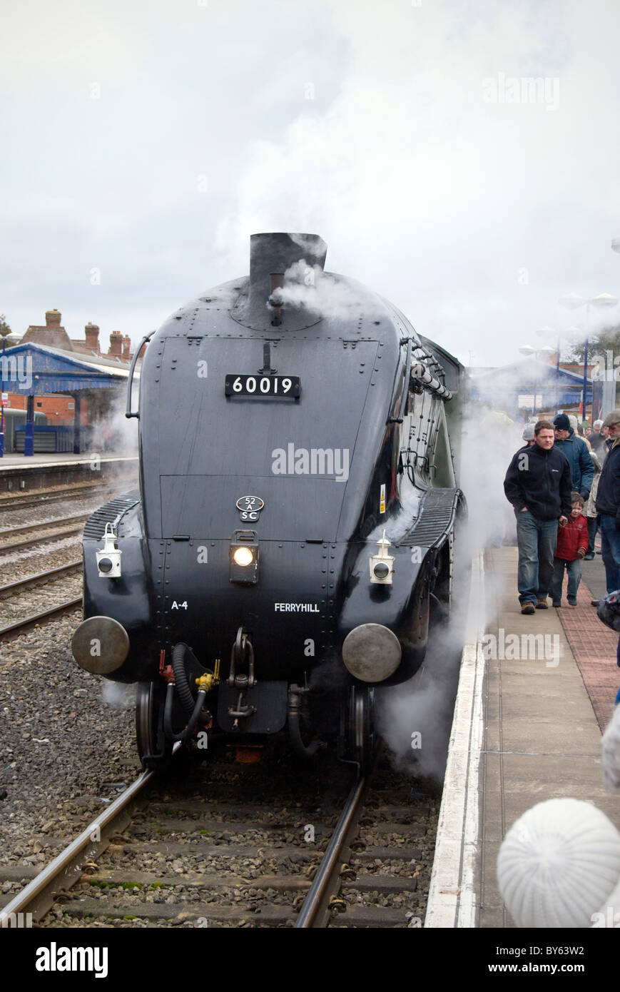 Bittern 60019 Seam Locomotive Newbury Station Berkshire UK Platform ...
