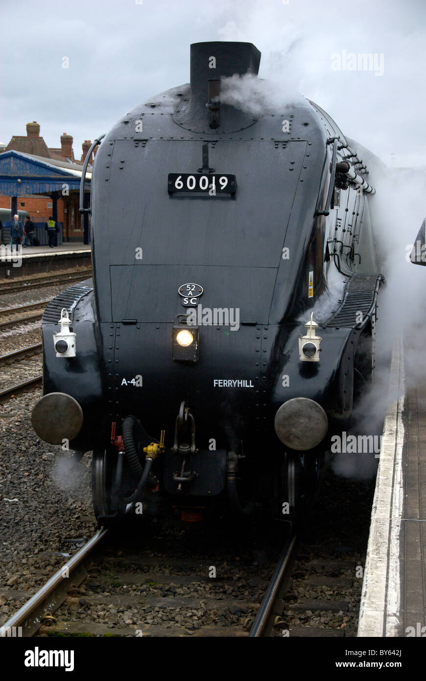Bittern 60019 Seam Locomotive Newbury Station Berkshire UK Platform ...
