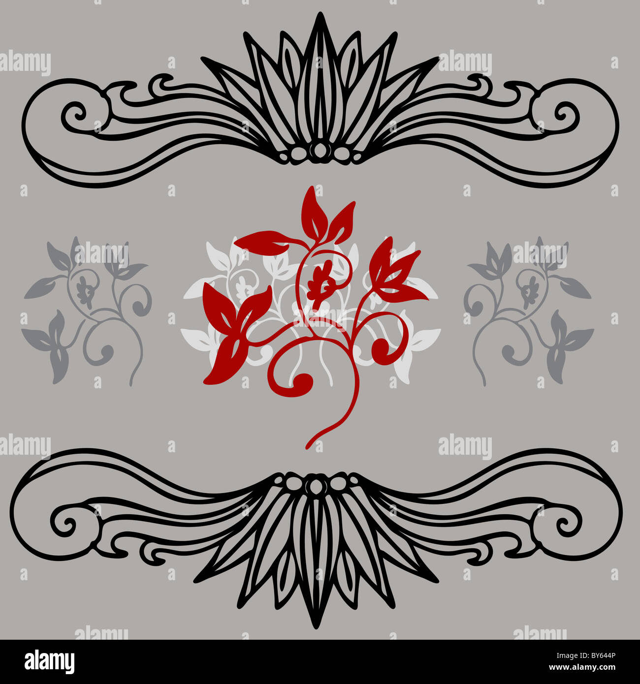 An image of organic leaf elements Stock Photo - Alamy