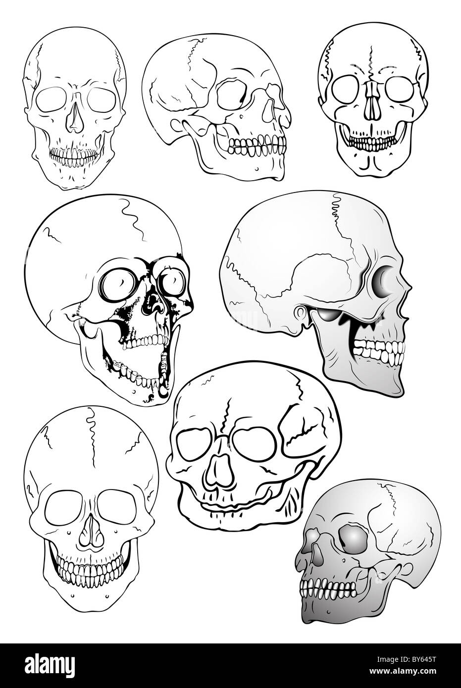 Terrifying illustration Cut Out Stock Images & Pictures - Alamy