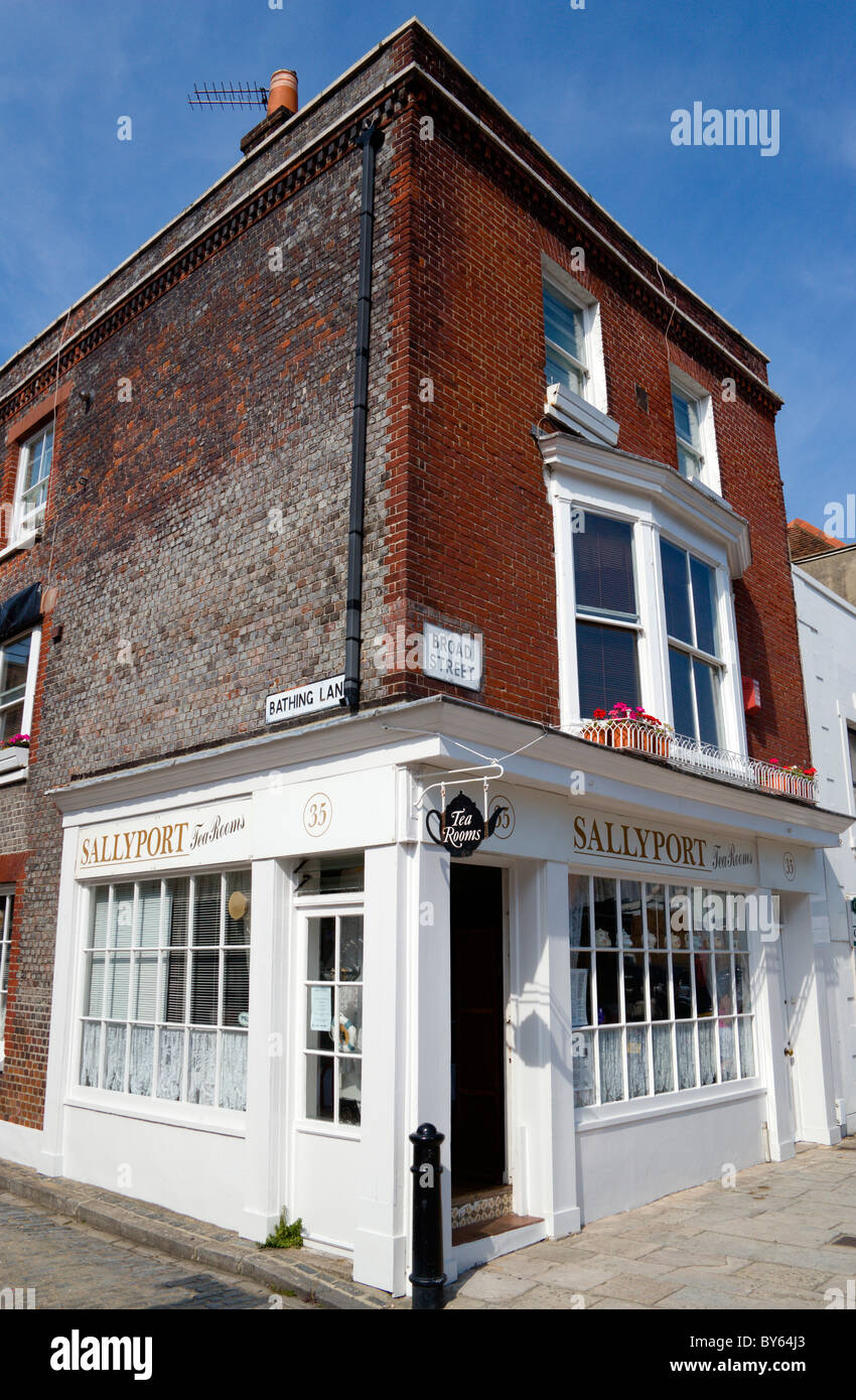ENGLAND Hampshire Portsmouth The Sallyport Tea Rooms on the corner of ...