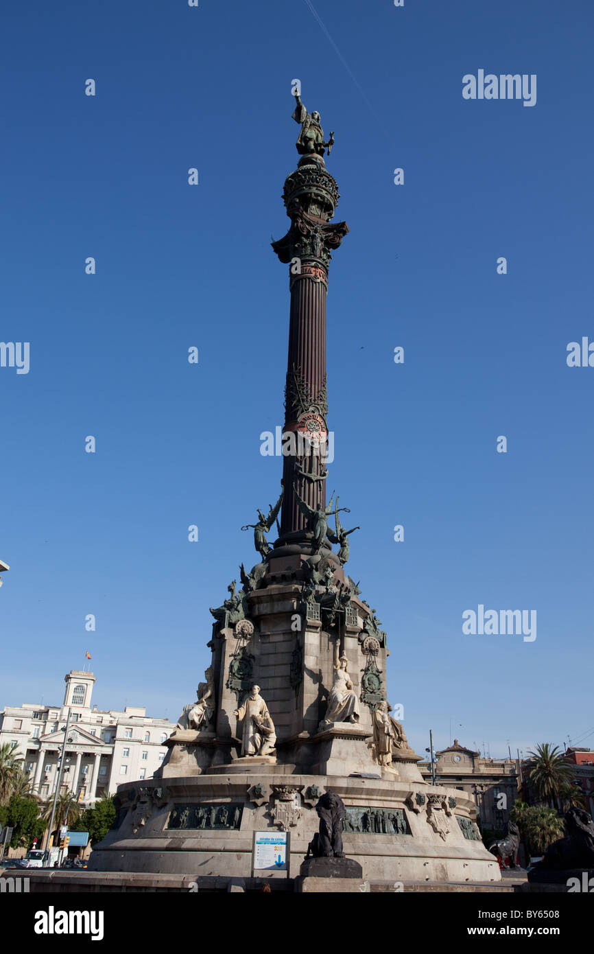 Barcelona monuments hi-res stock photography and images - Alamy