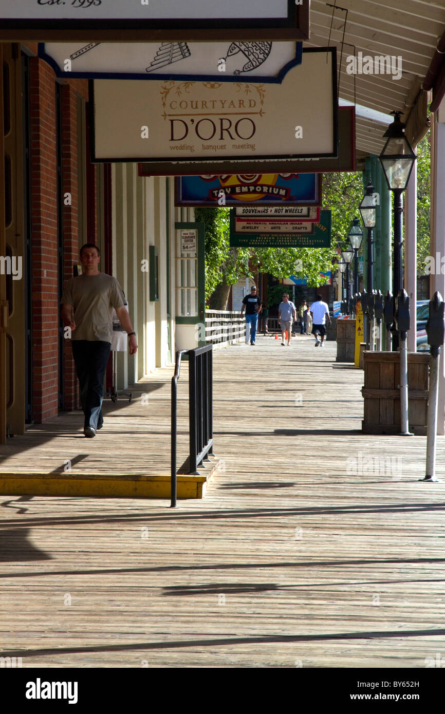 Old sacramento california sidewalk hi-res stock photography and images ...