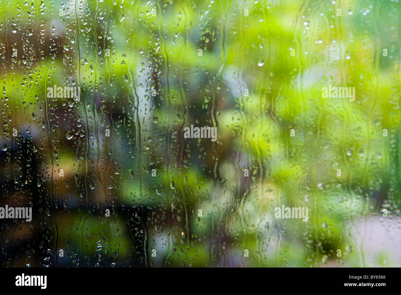 Rain Through A Window High Resolution Stock Photography and Images - Alamy