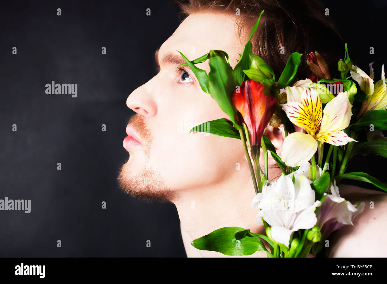 Black man bouquet hi-res stock photography and images - Alamy