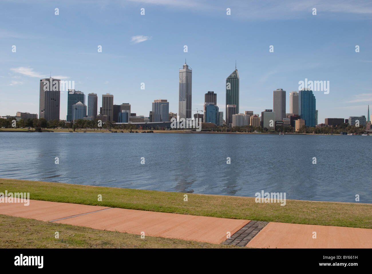 Perth on the Swan River Stock Photo - Alamy