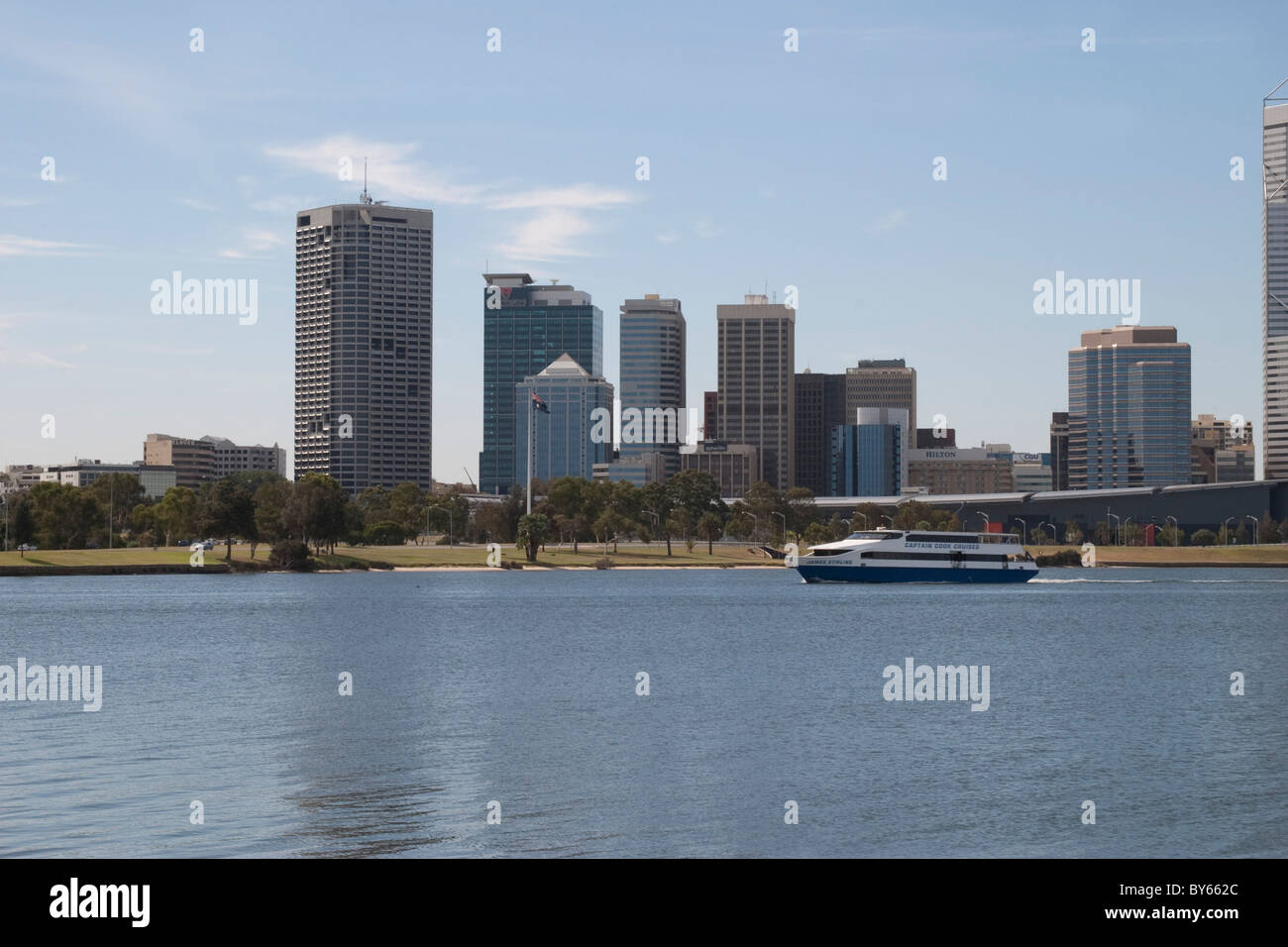 Perth on the Swan River Stock Photo - Alamy
