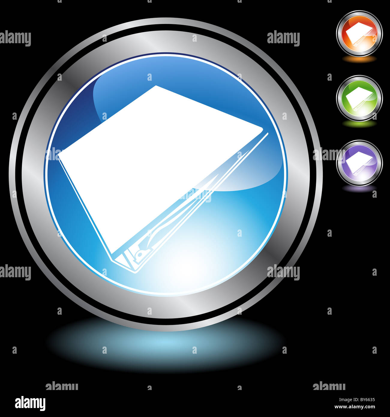 A set of binder icons Stock Photo - Alamy