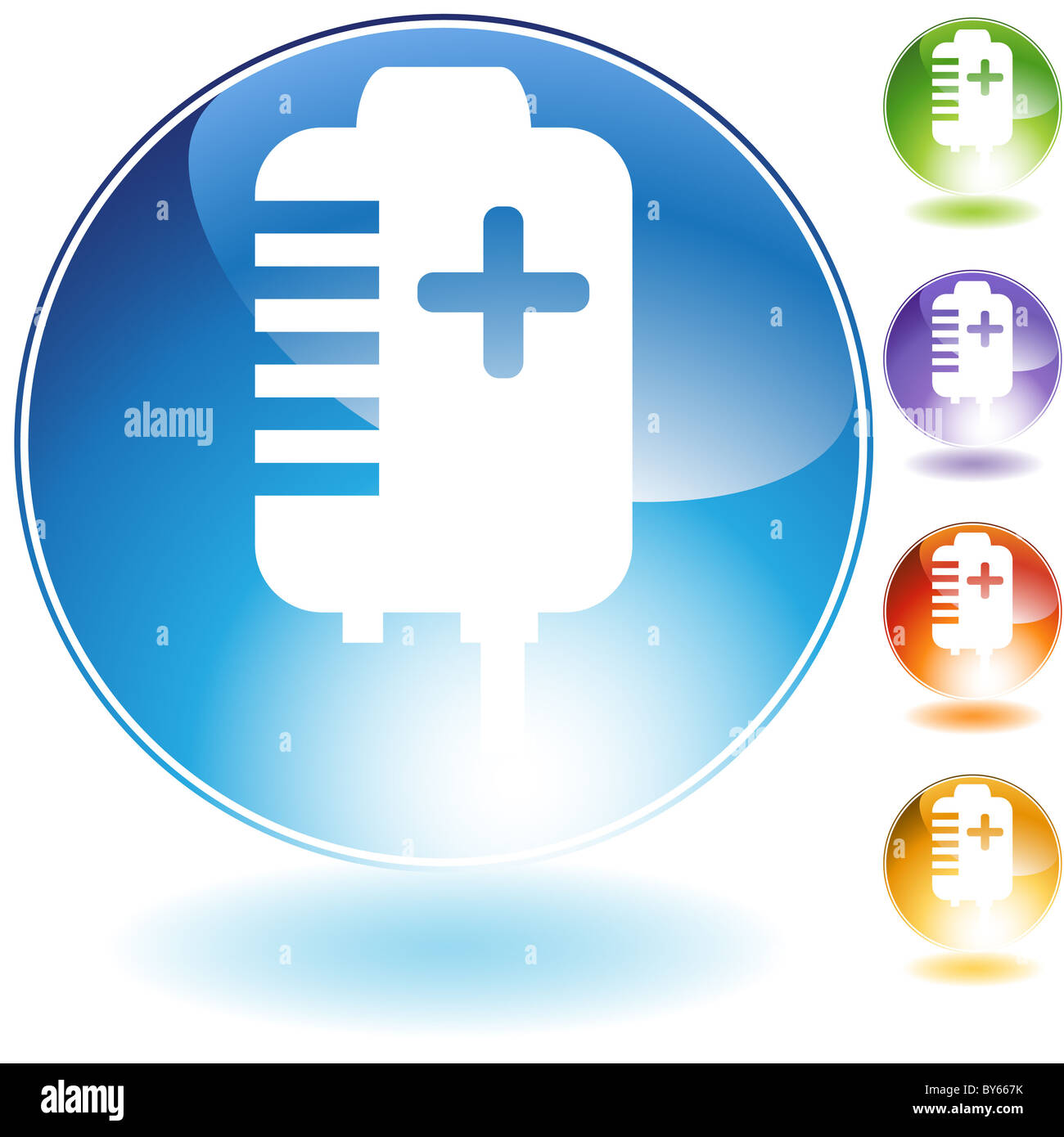 A set of blood plasma icons Stock Photo - Alamy