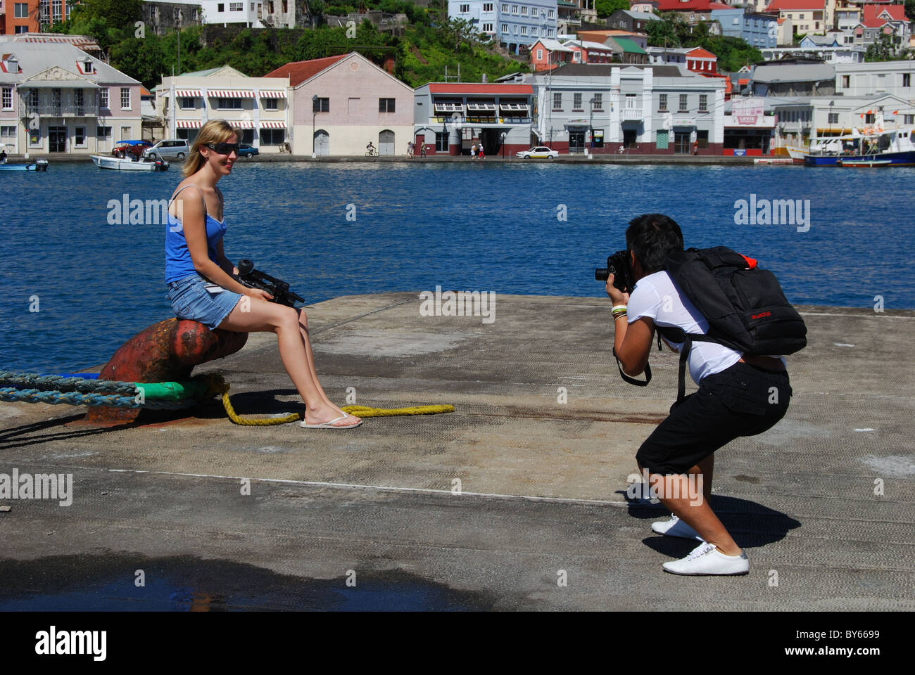 Photographer taking picture of photographer who is taking a picture of ...