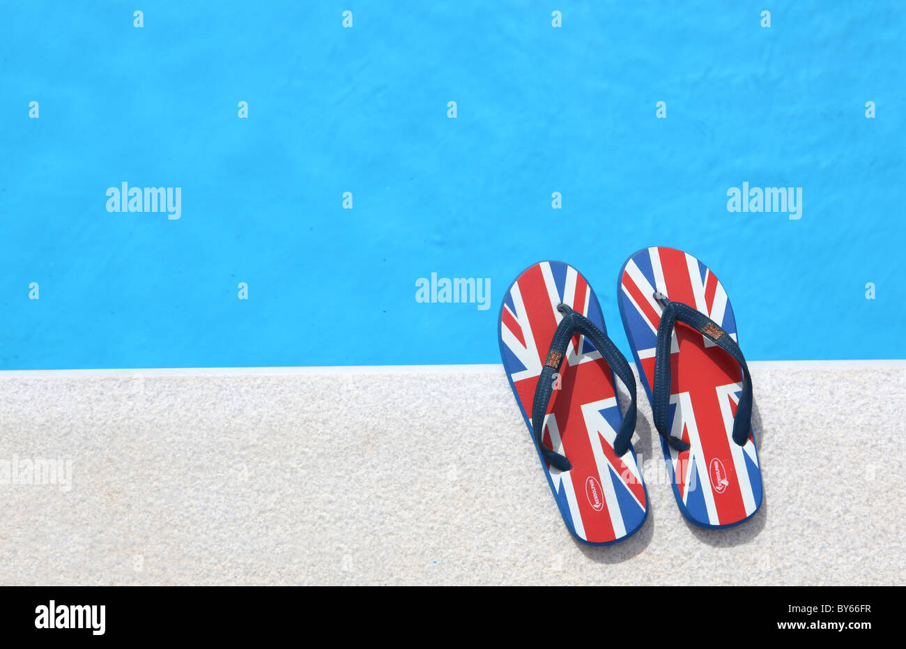 Union jack flip flops hi-res stock photography and images - Alamy