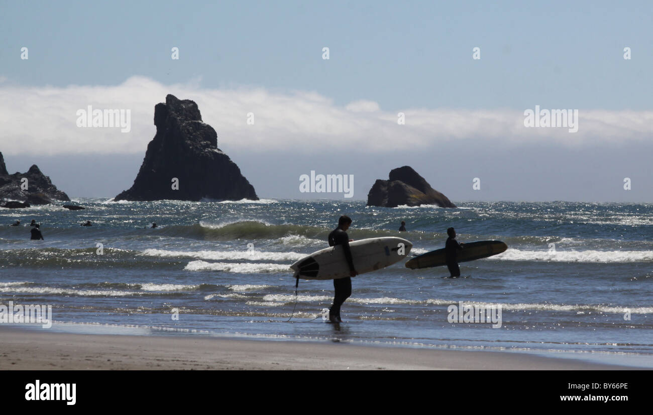 Short sand beach oregon surf hi-res stock photography and images - Alamy