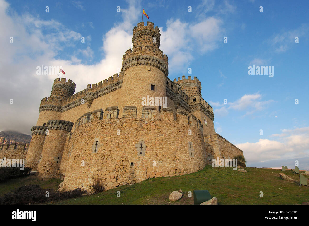 Castle of Manzanares el Real. Madrid. Spain Stock Photo - Alamy