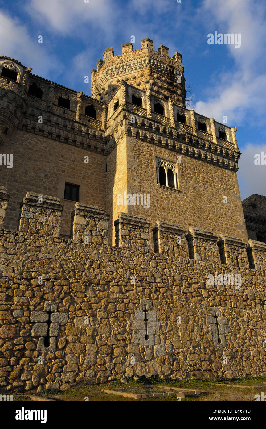 Castle of Manzanares el Real. Madrid. Spain Stock Photo - Alamy