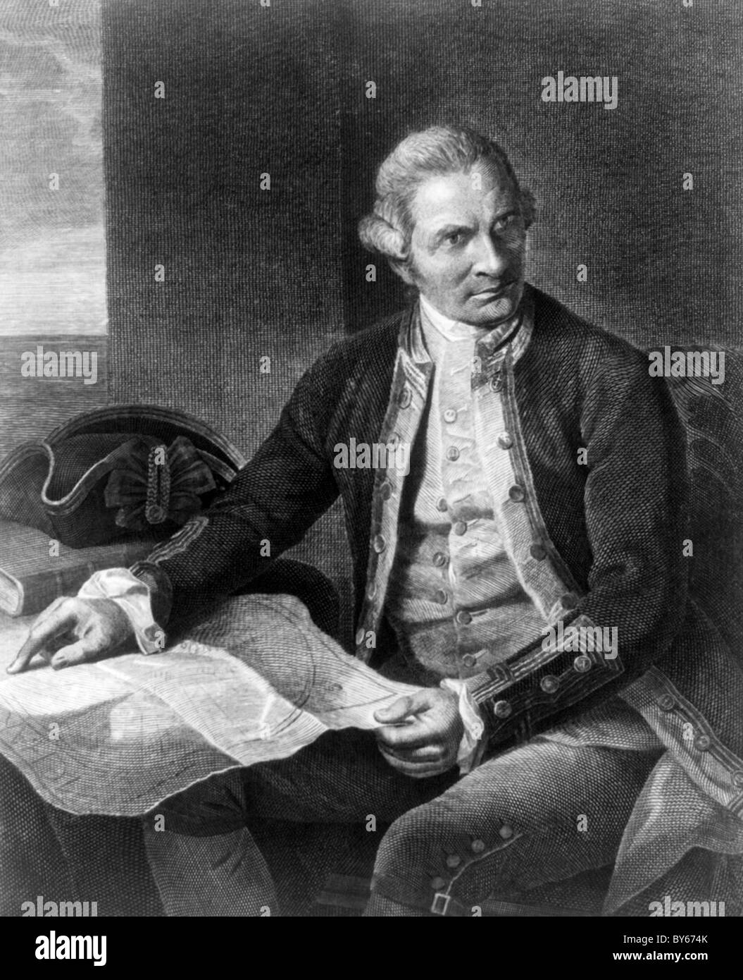 James cook history hi-res stock photography and images - Alamy