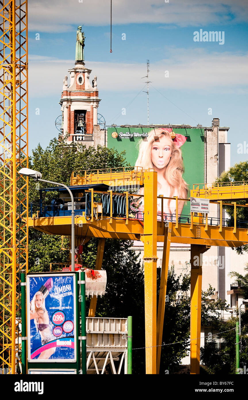 Summer time street ambiance in Milan, Italy Stock Photo - Alamy