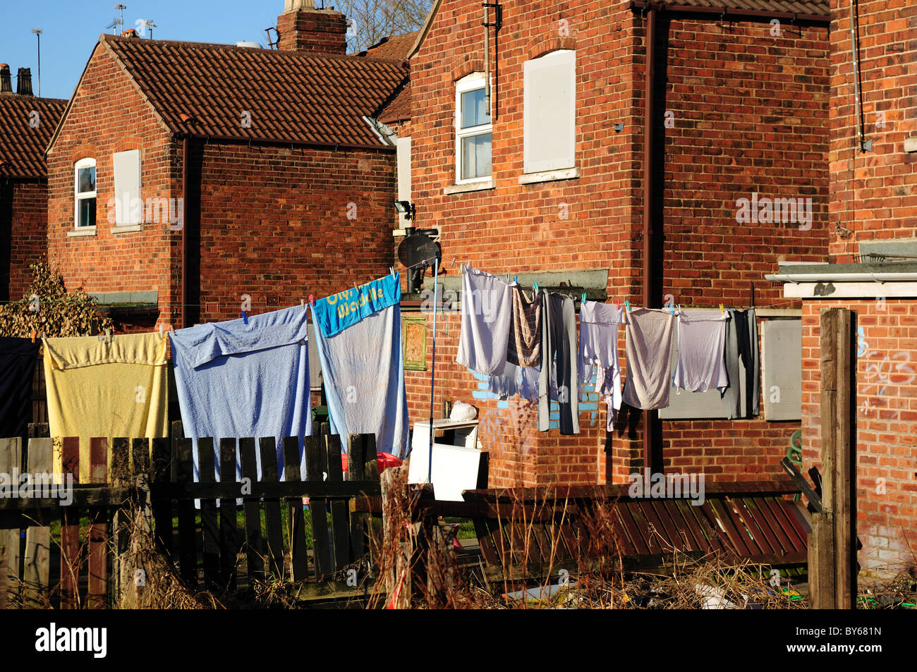 Council Estate Mansfield Stock Photo - Alamy