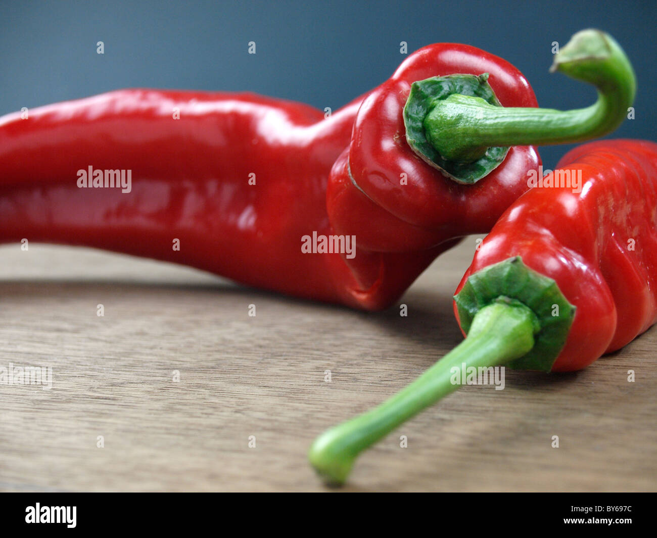 Sweet red peppers Stock Photo - Alamy
