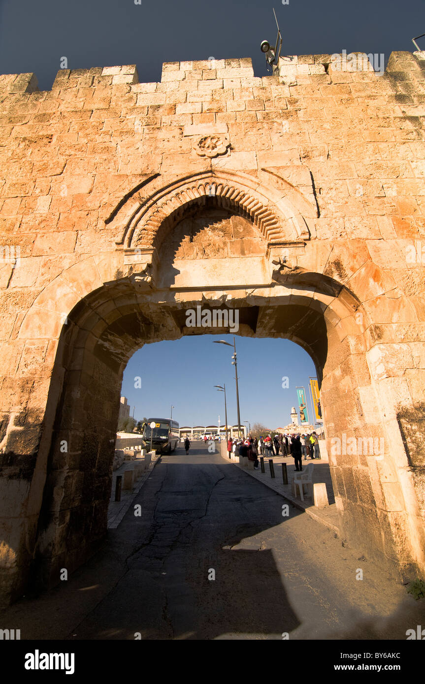 Dung gate of the old city of Jerusalem Stock Photo - Alamy