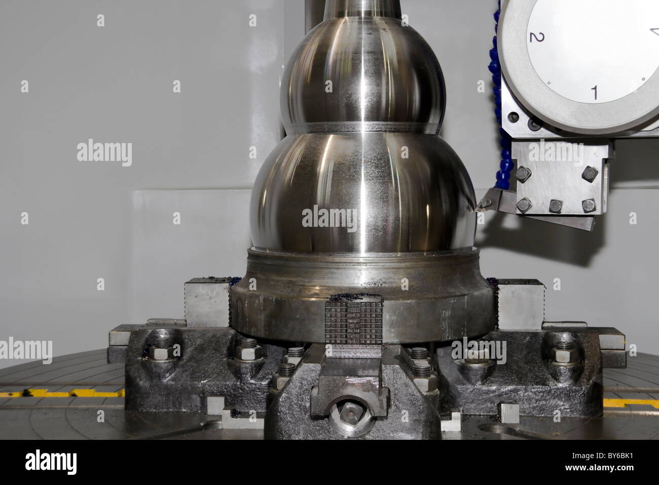 cnc machine tools in the work Stock Photo - Alamy