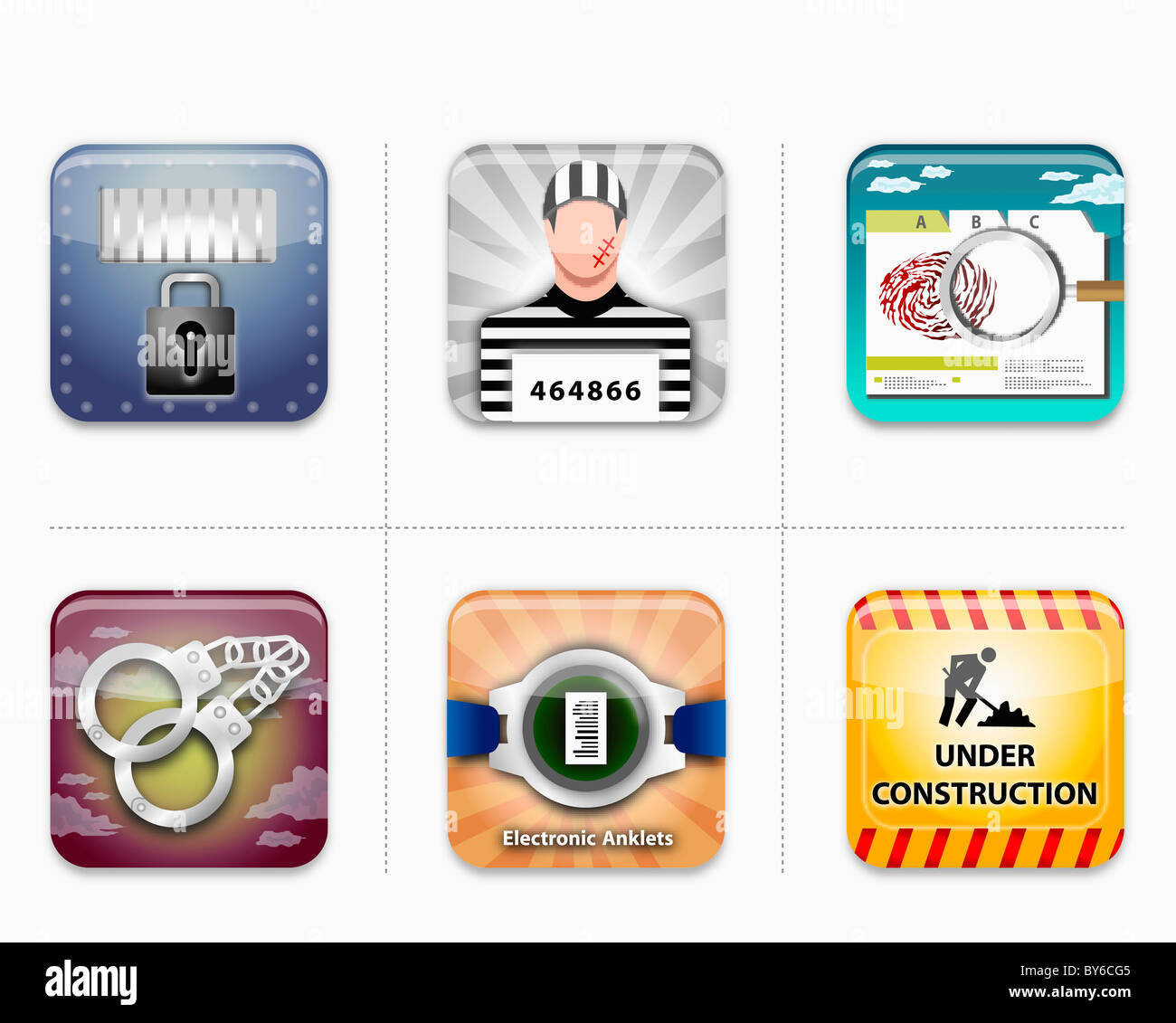 Crime cell Cut Out Stock Images & Pictures - Alamy