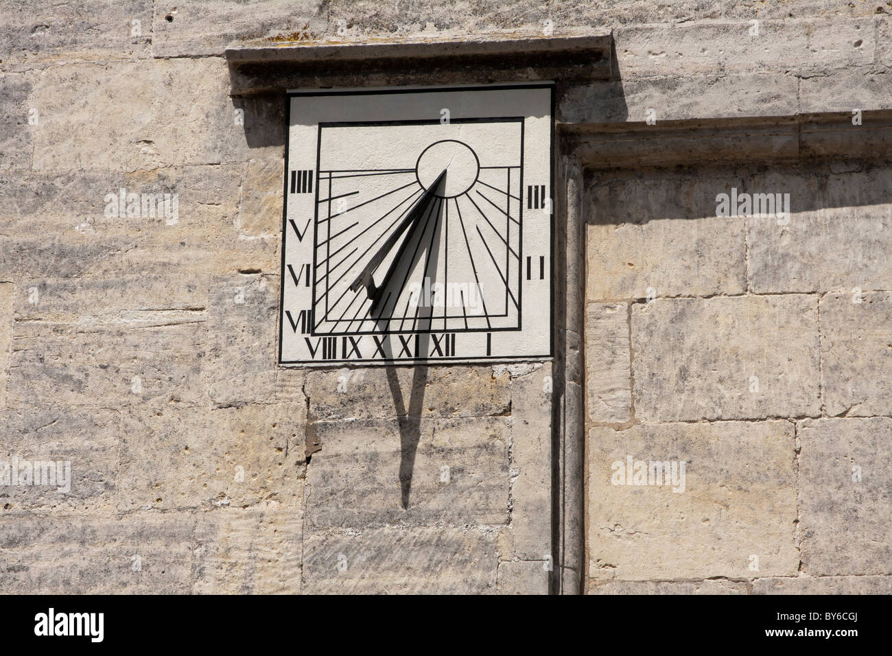 The Sundial at Nutgrove House Painswick Stock Photo - Alamy