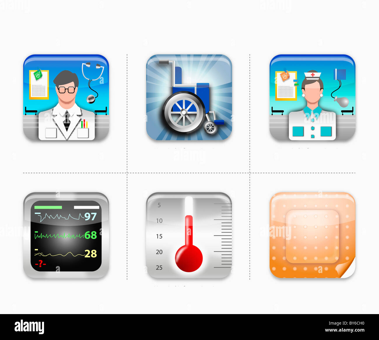 various types of icon Stock Photo - Alamy